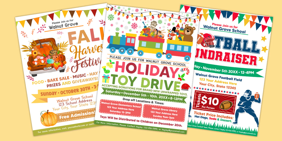 How to Create Customizable Printable Invitations for School and Church ...