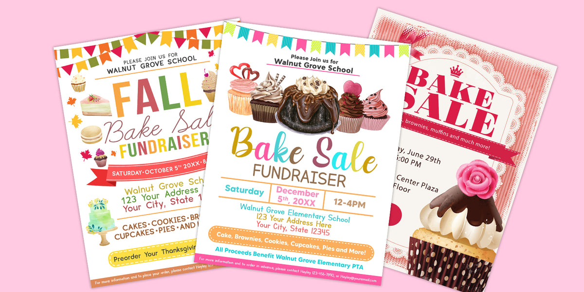 The Do's and Don'ts of Bake Sale Flyer Design - Posh Park