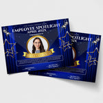 Employee Spotlight Certificate | Star Employee Recognition Template ...