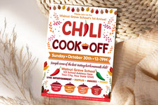 DIY Fall Chili Cook Off Flyer Template | School PTO PTA Church ...