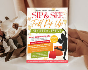 Fall Market Pop-Up Event Flyer Printable - Posh Park
