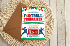 DIY Football Fundraiser Flyer Template | School Sport Fundraiser Flyer ...