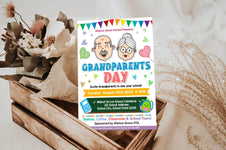 Customizable Grandparents Day Flyer Template | School PTA PTO Family ...
