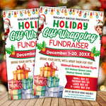 Customizable Holiday Gift Wrapping Fundraiser Flyer Template ...