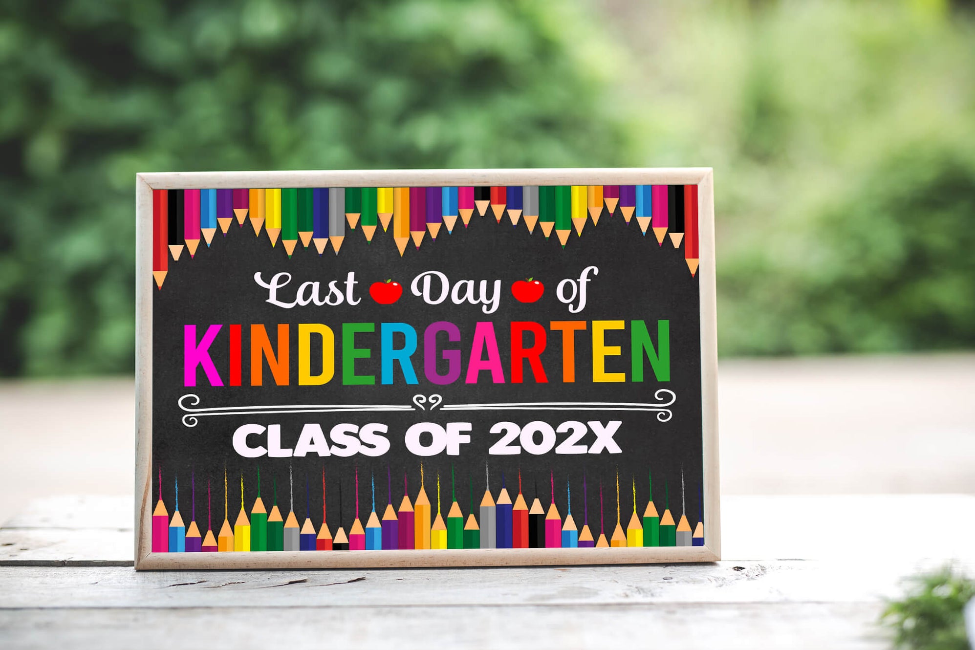 DIY Last Day Of Kindergarten Sign Template | End of School Year Poster ...