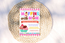 Customizable Muffins With Mom Fundraiser Flyer | PTO PTA School Church ...