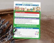 Customizable Room Parent Form Flyer Template | PTO PTA School Daycare ...