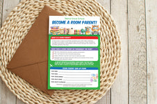 Customizable Room Parent Form Flyer Template | PTO PTA School Daycare ...