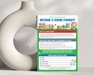 Customizable Room Parent Form Flyer Template | PTO PTA School Daycare ...
