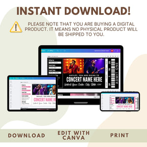 DIY Concert Ticket Gift for Her and Him | Surprise Music Live Concert ...