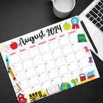 PDF August 2024 Back To School Calendar | Printable Back to School ...