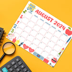 PDF Back To School August 2024 Calendar | Printable August Academic ...