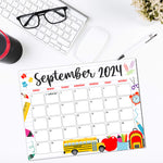 September 2024 Calendar for Back to School Planning - Posh Park