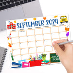 September 2024 Calendar for Back to School Theme Calendar Planner ...