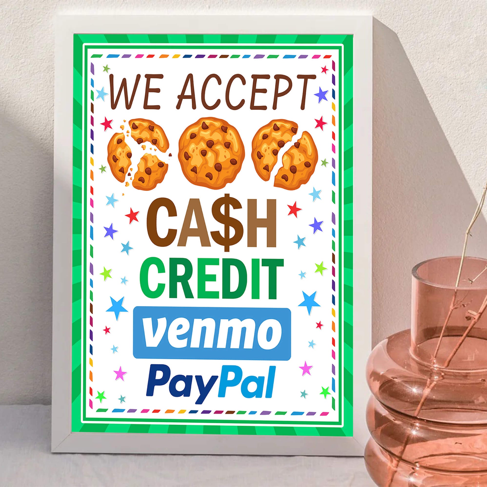 PDF We Accept Cash, Credit, Venmo and Paypal Payments Sign | Scouts ...