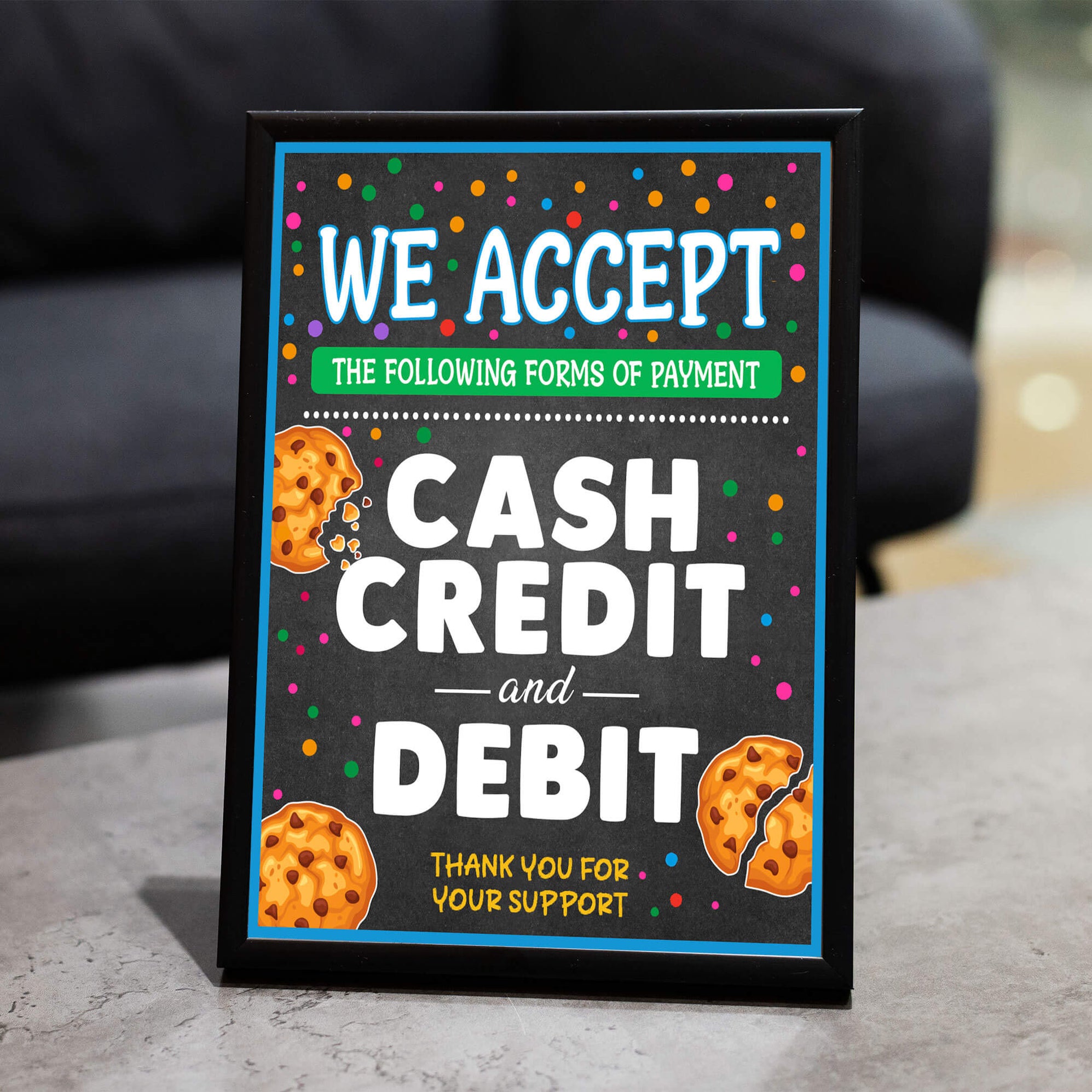 PDF We Accept Payments Cash, Credit and Debit Sign | Printable ...