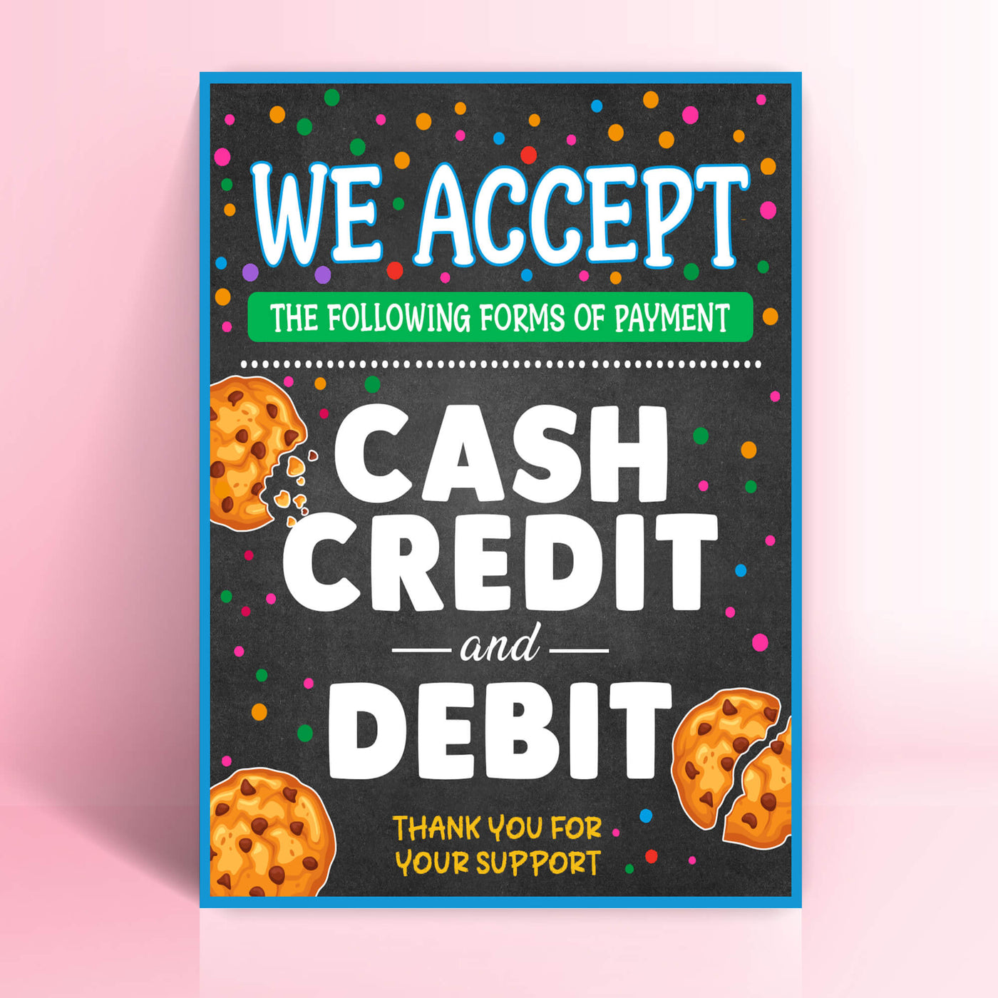 PDF We Accept Payments Cash, Credit and Debit Sign | Printable ...