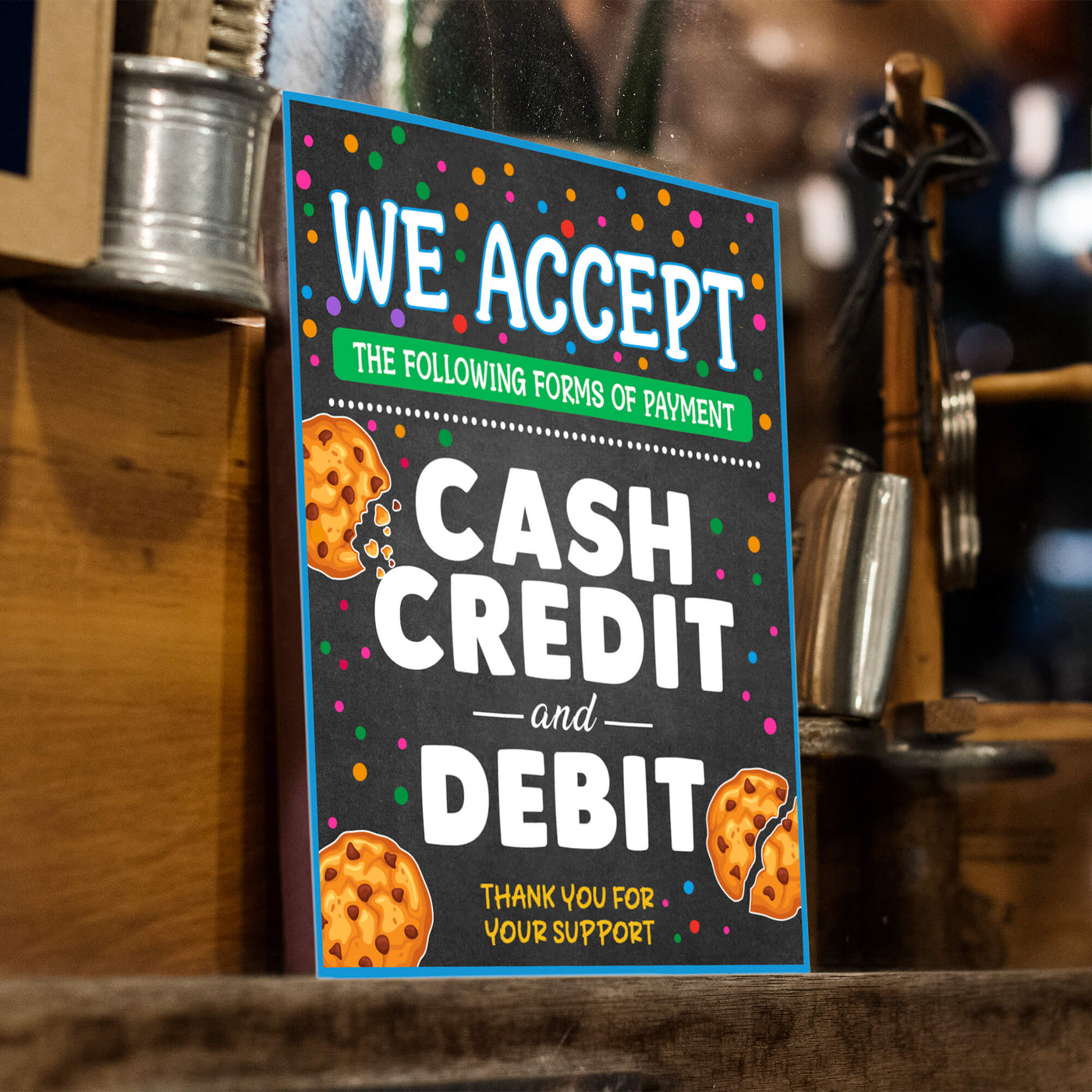 PDF We Accept Payments Cash, Credit and Debit Sign | Printable ...