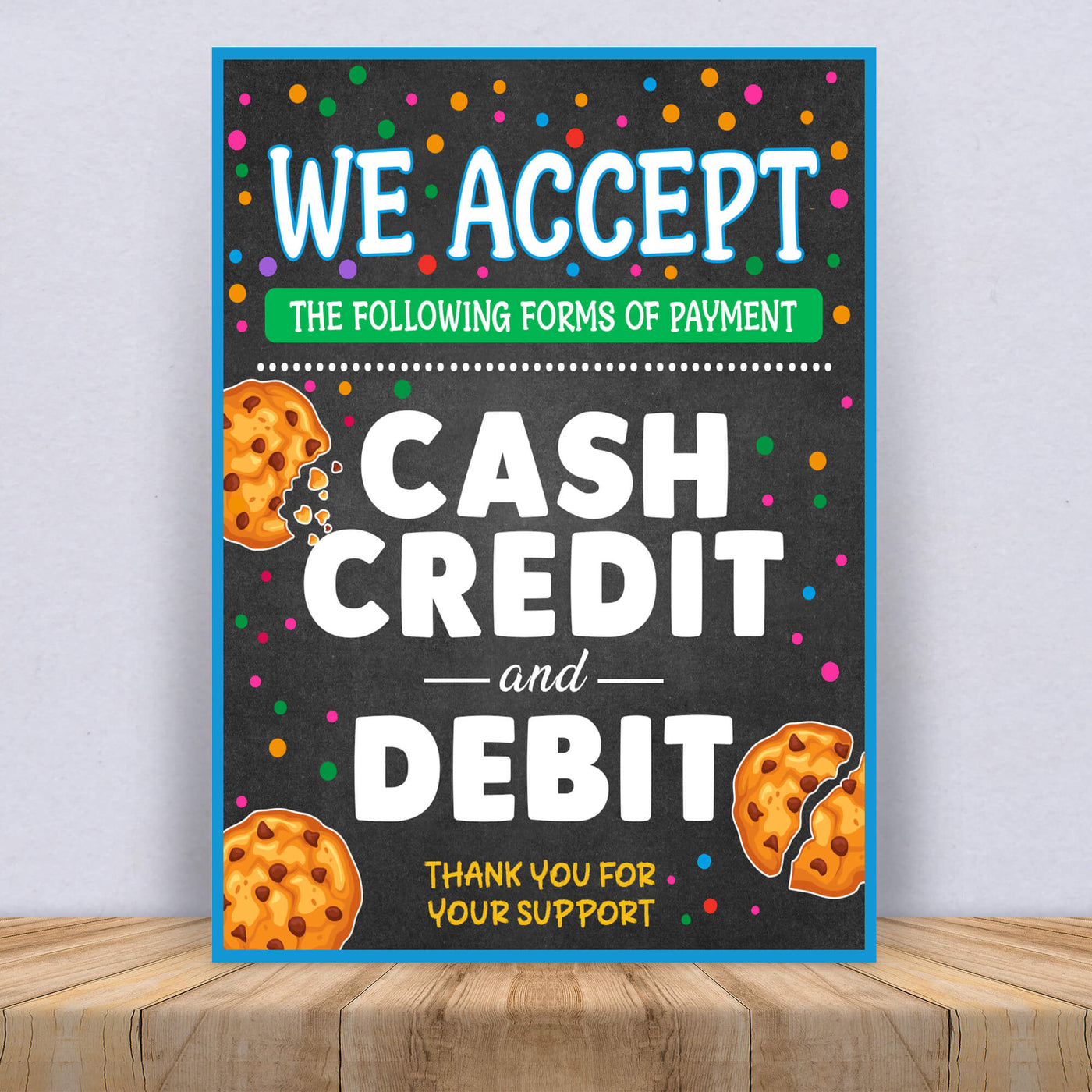 PDF We Accept Payments Cash, Credit and Debit Sign | Printable ...