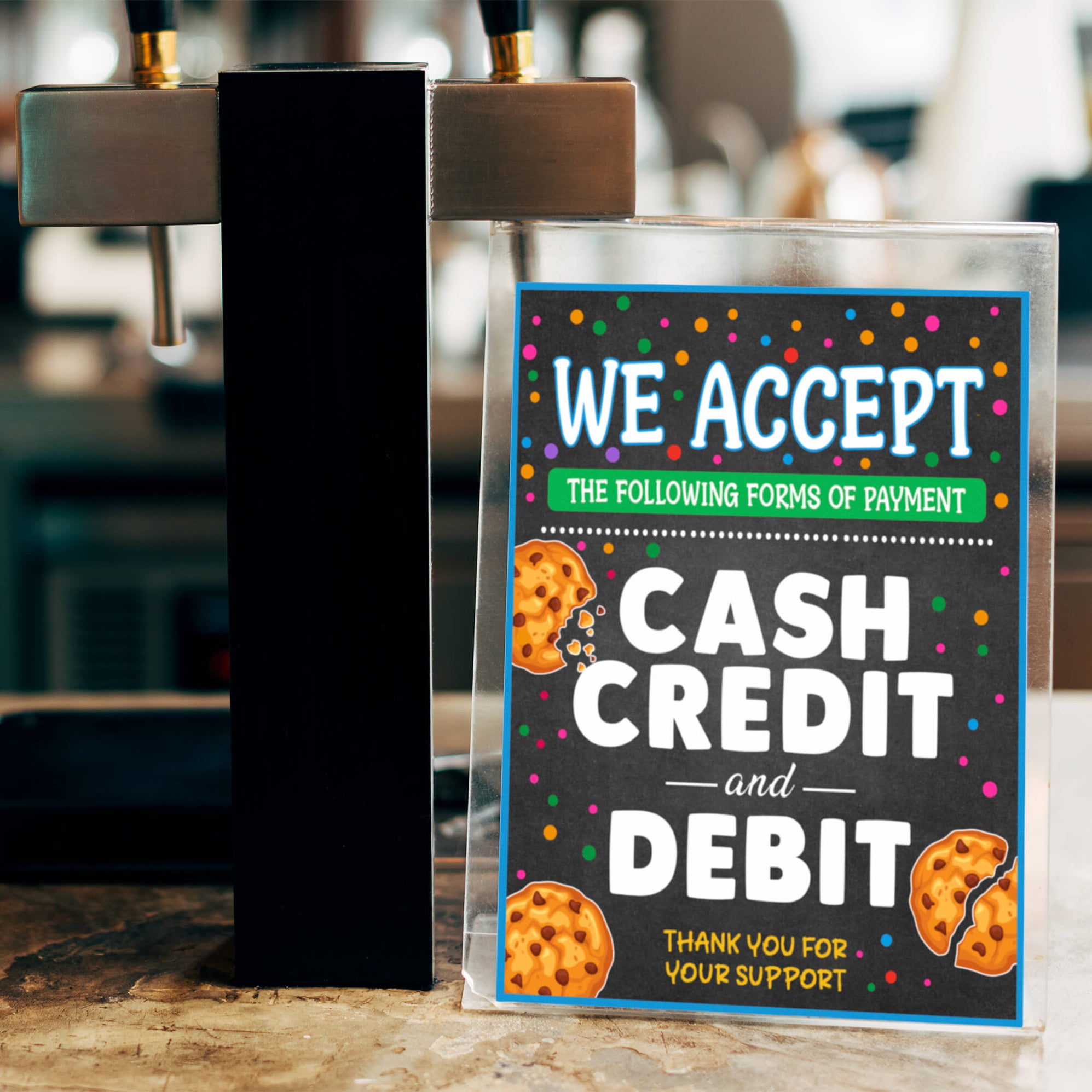 PDF We Accept Payments Cash, Credit and Debit Sign | Printable ...