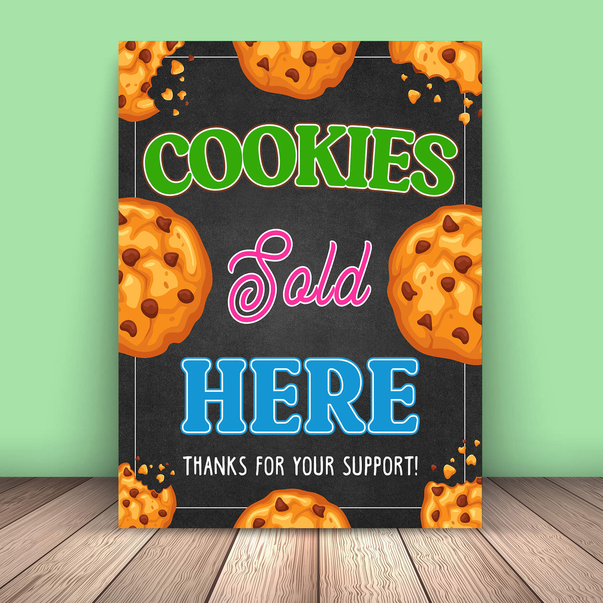 Cookies Sold Here Signage | PDF Scouts Cookie Booth Sign, Printable ...