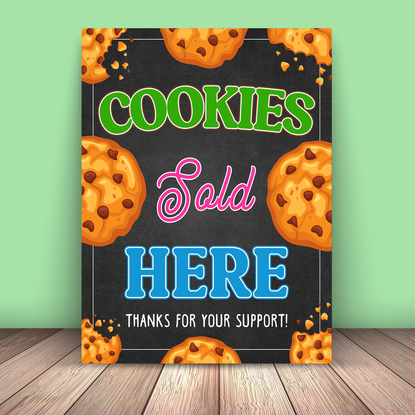 Cookies Sold Here Signage | PDF Scouts Cookie Booth Sign, Printable ...