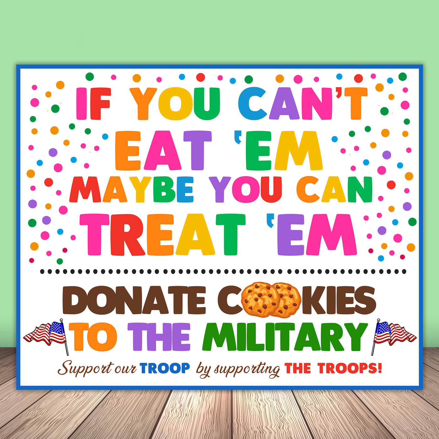 PDF Cookie Booth Sign Set | Printable We Accept Payments Sign Cash ...