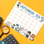 Labor Day Printable Calendar September 2024 - Posh Park
