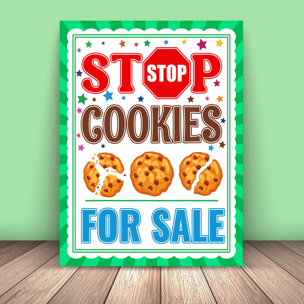 Stop Sign For Cookies Caution Signs | TPT
