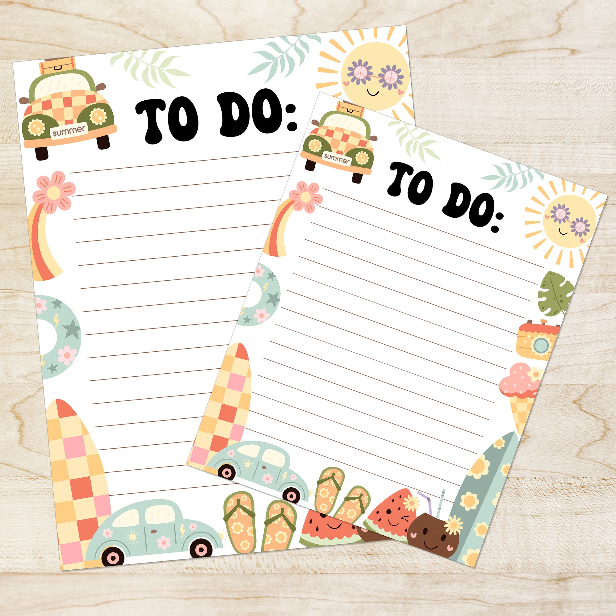Retro Style To-Do List Printable - Posh Park