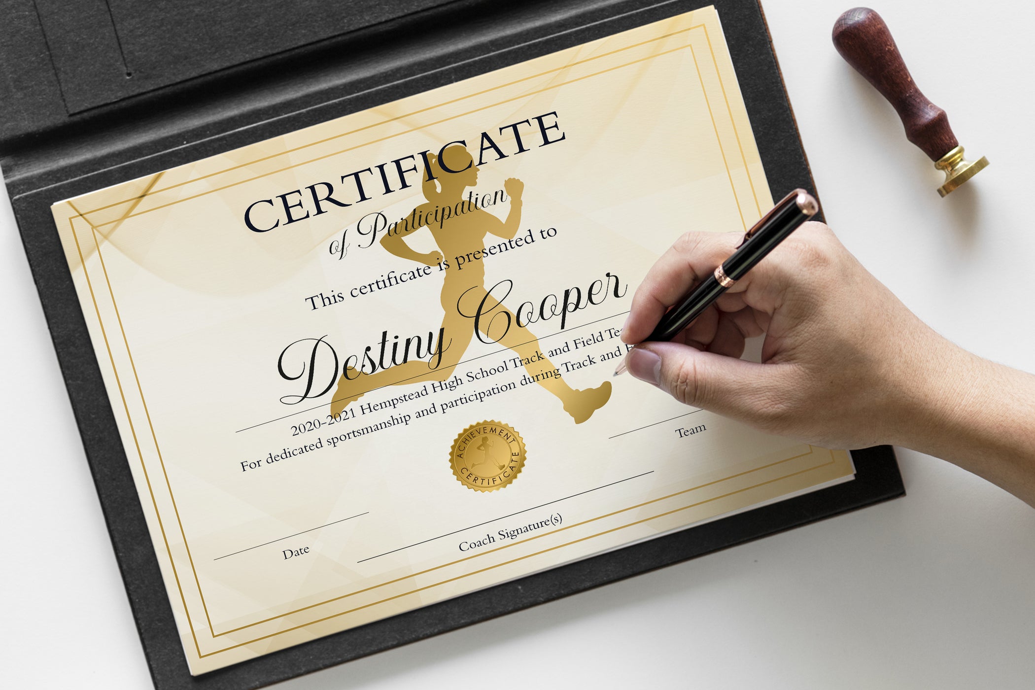 DIY Cross Country Sport Award Certificate for Boys and Girls | Sport ...