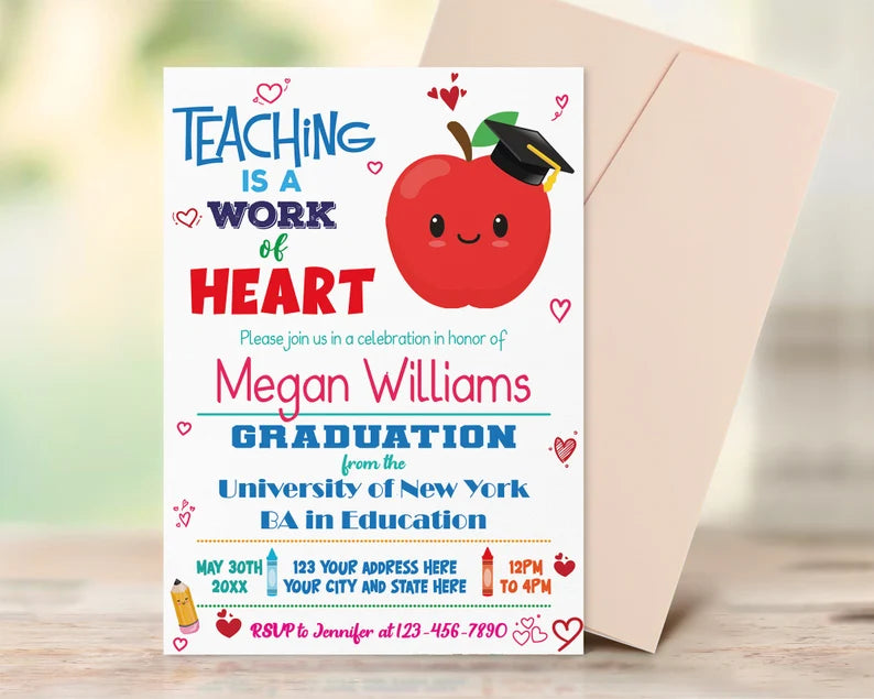 Teacher Graduation Party Template Graduation Party Instagram Post