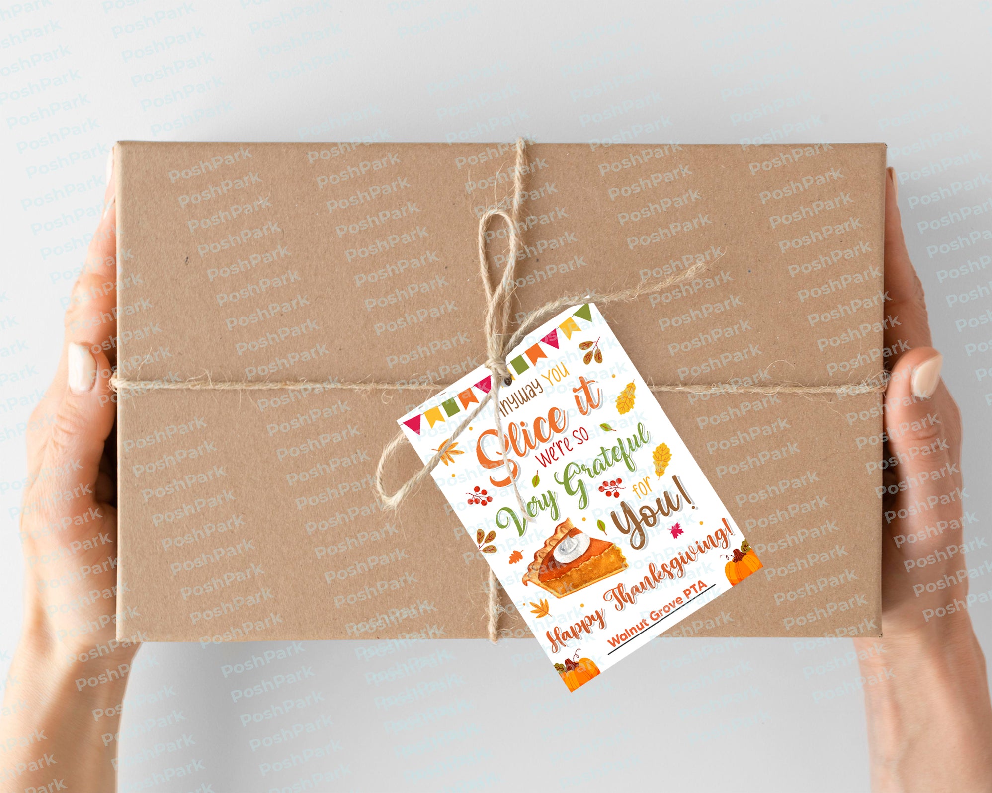Editable Pumpkin Pie Thanksgiving Gift Tags, DIY Any Way You Slice It ...