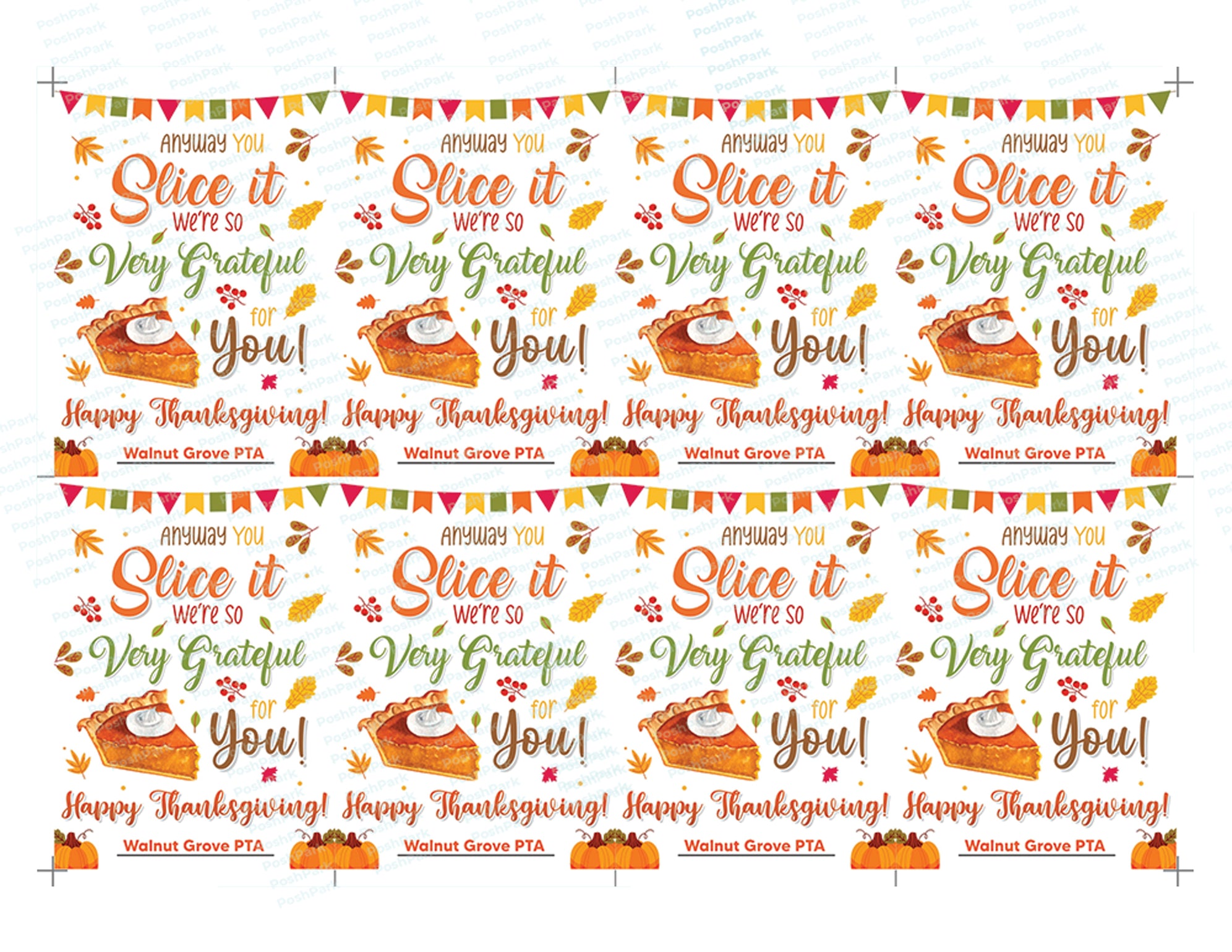 Editable Pumpkin Pie Thanksgiving Gift Tags, DIY Any Way You Slice It ...