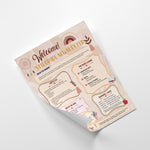 Boho Back to School Letter, Editable Welcome Back to School, Open Hous ...