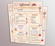 Boho Back to School Letter, Editable Welcome Back to School, Open Hous ...