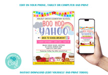 Boo-Hoo Yahoo Breakfast Invitation Template – Posh Park