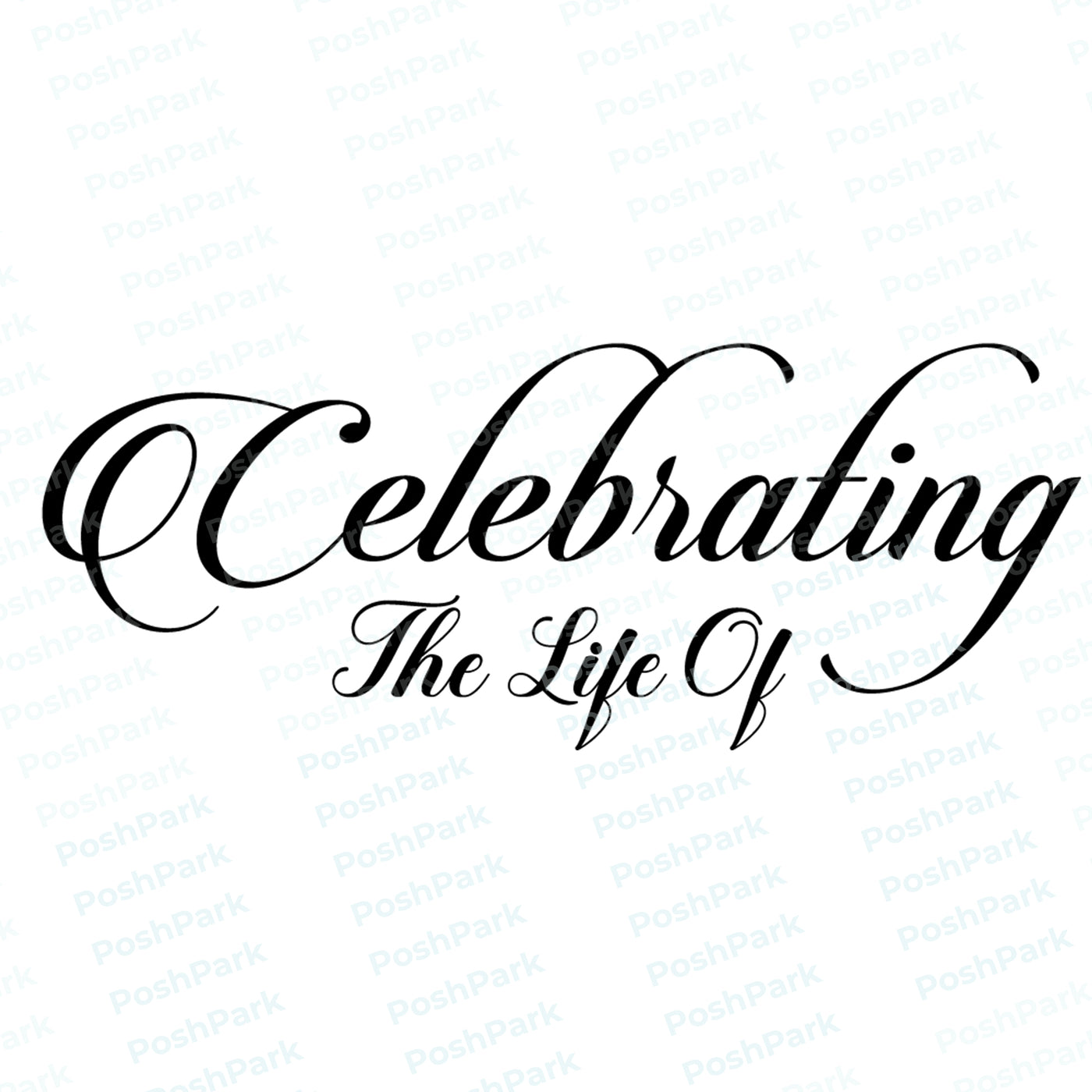 Sets of 4 Funeral Program Word Art Titles, Celebrating the Life of Pre ...