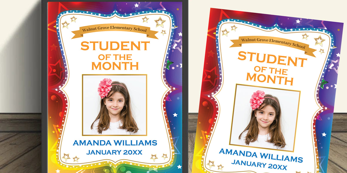DIY Editable Student Of The Week Award Template with Stars, Customizab ...
