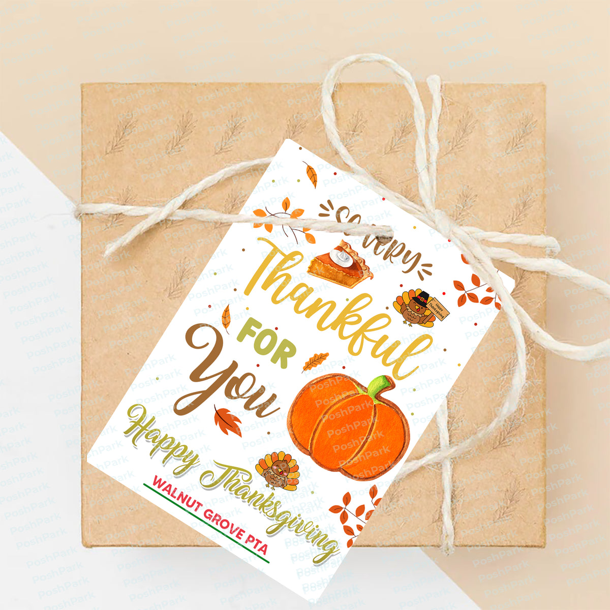 Editable Thanksgiving Favor Tags, Fall Gift Tags, Thankful Grateful Fo ...