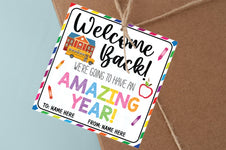 Editable We're Going to Have an Amazing Year Gift Tag Template, First ...