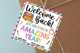 Editable We're Going to Have an Amazing Year Gift Tag Template, First ...