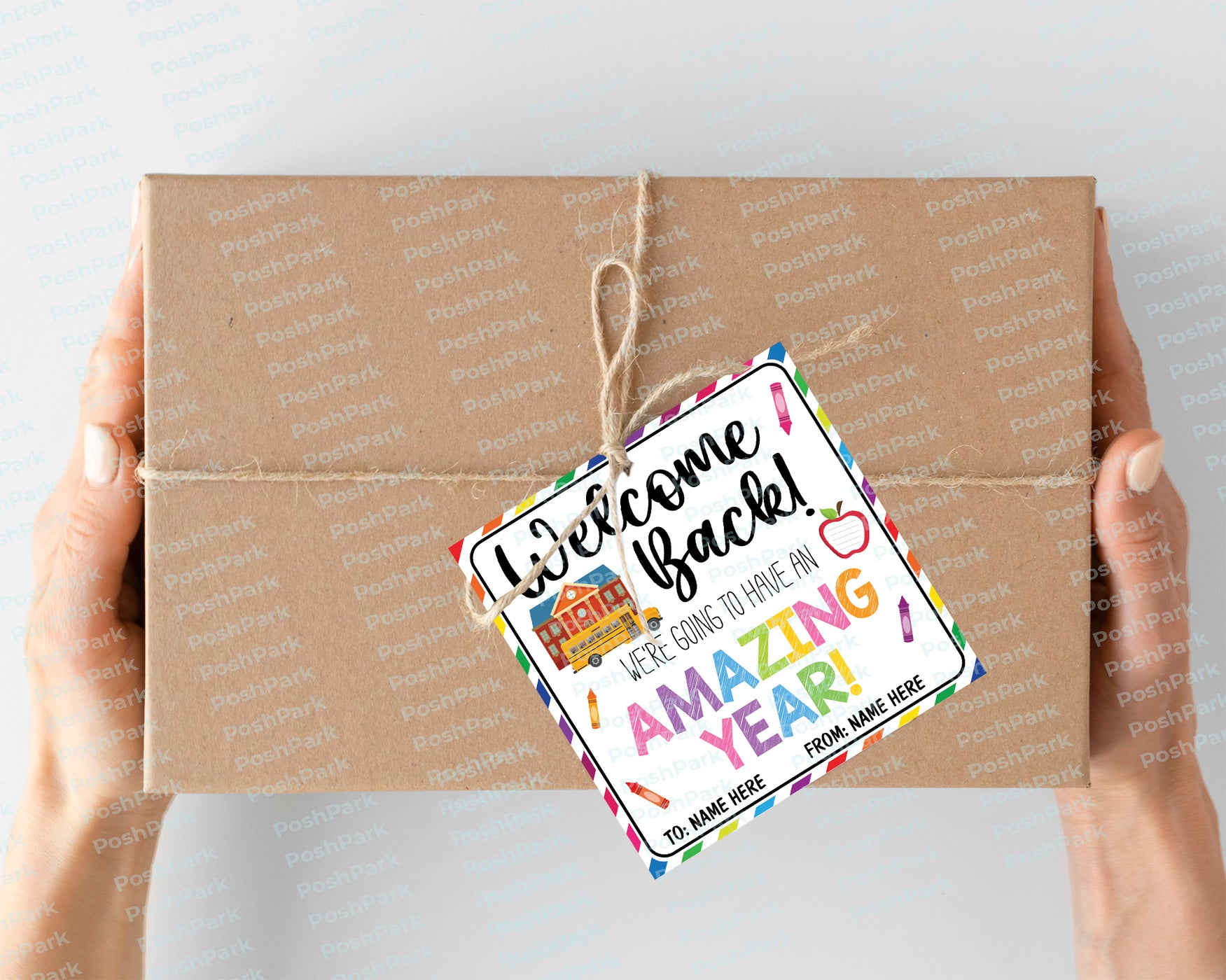 Editable We're Going to Have an Amazing Year Gift Tag Template, First ...