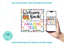 Editable We're Going to Have an Amazing Year Gift Tag Template, First ...