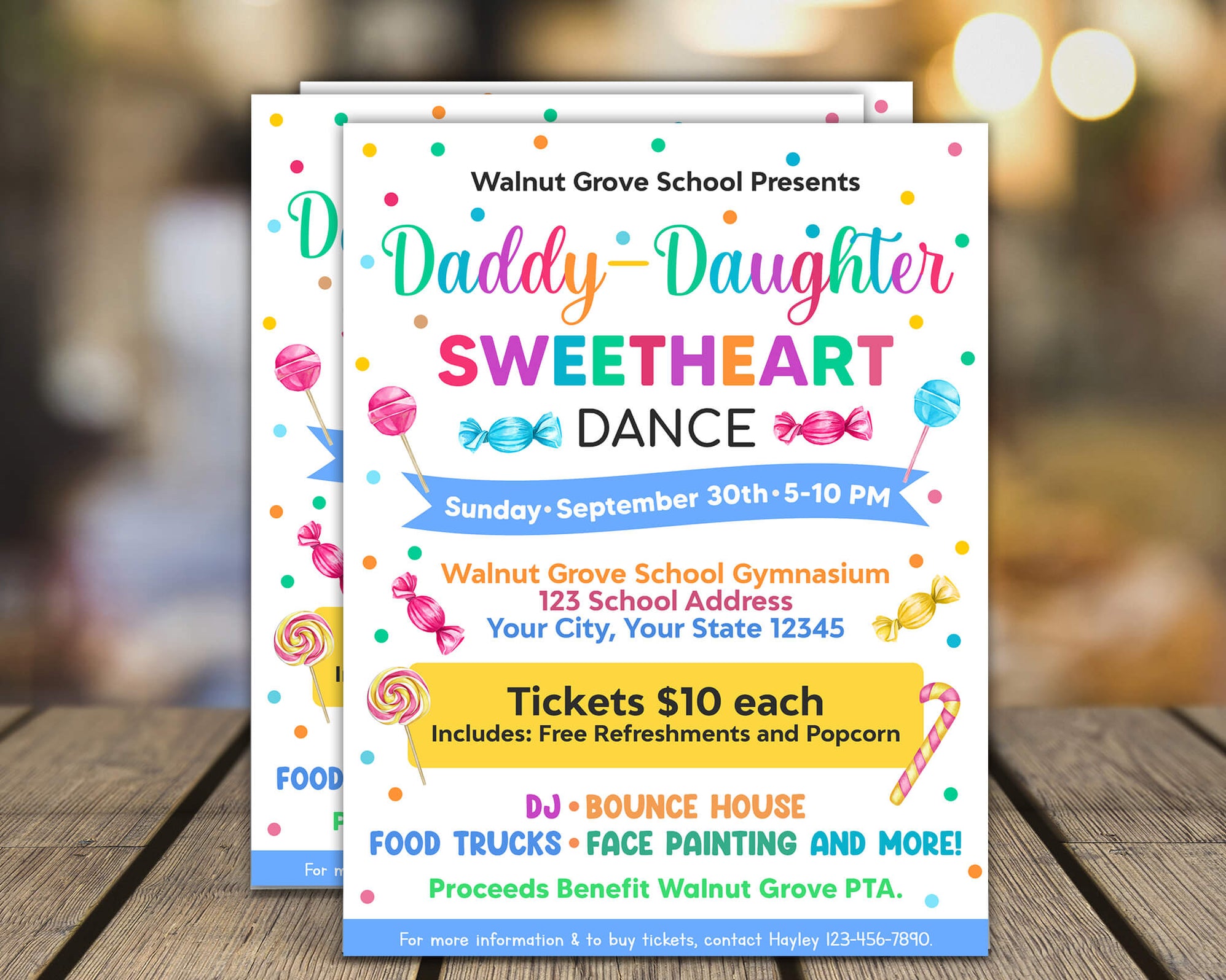 DIY Daddy and Daughter Sweetheart Dance Flyer | Father and Daughter ...
