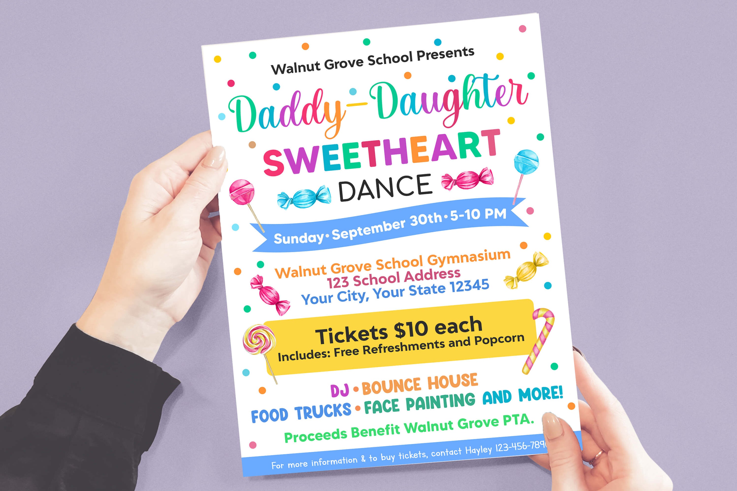 DIY Daddy and Daughter Sweetheart Dance Flyer | Father and Daughter ...