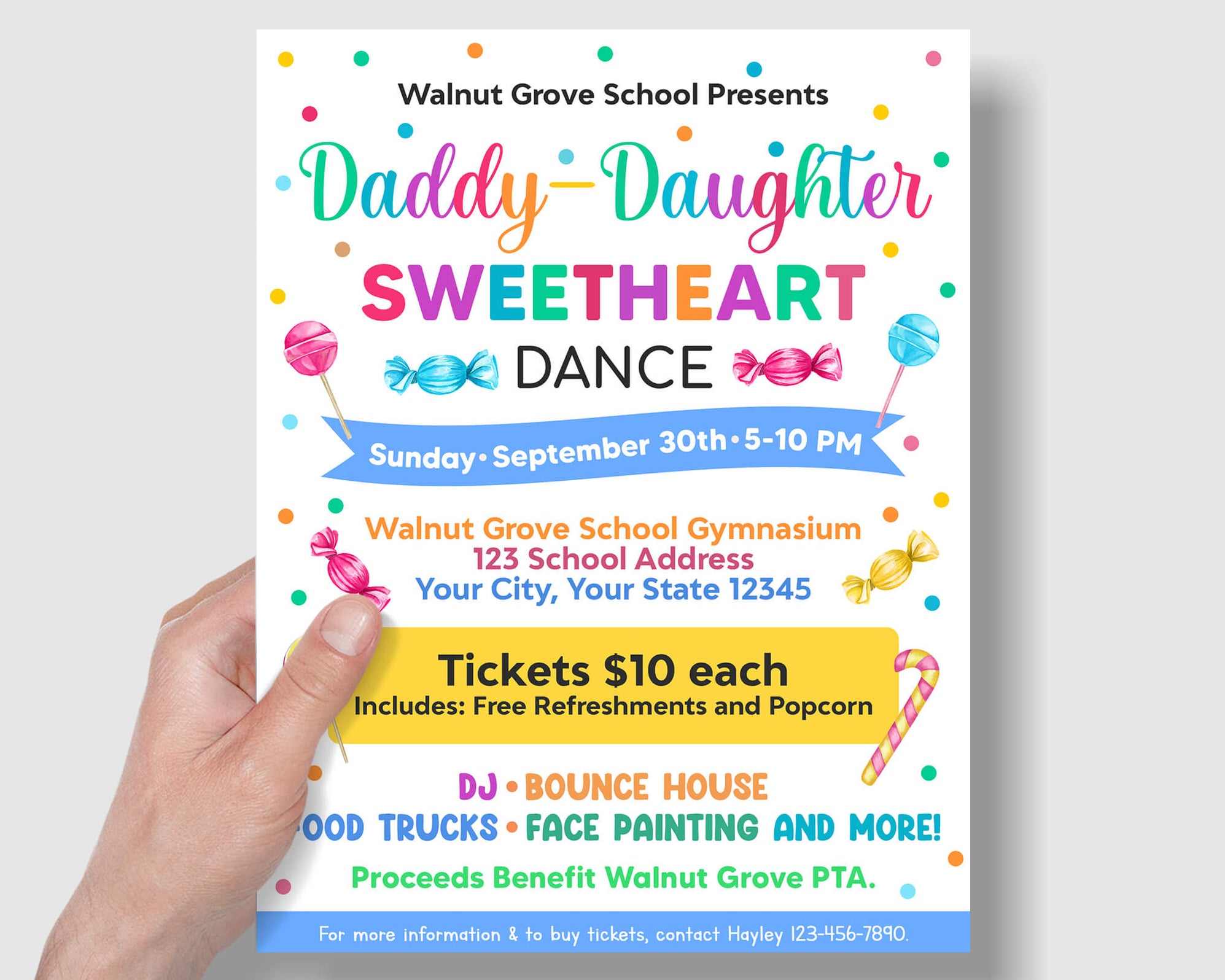 DIY Daddy and Daughter Sweetheart Dance Flyer | Father and Daughter ...