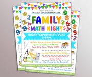 DIY Editable Family Math Night Flyer Template — Posh Park