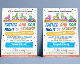 DIY Father and Son Night of Skating | Father and Son Fundraiser ...