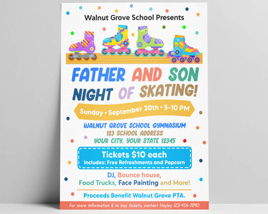DIY Father and Son Night of Skating | Father and Son Fundraiser ...
